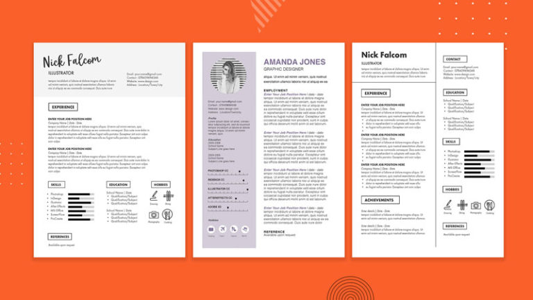 CV design tips for Graphic Designers and Illustrators - Yes I'm a Designer